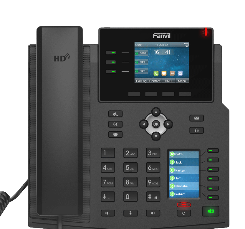 Fanvil X4U Business SIP Phone (POE), IP телефон купить по цене 7 232 руб. в интернет-магазине ...