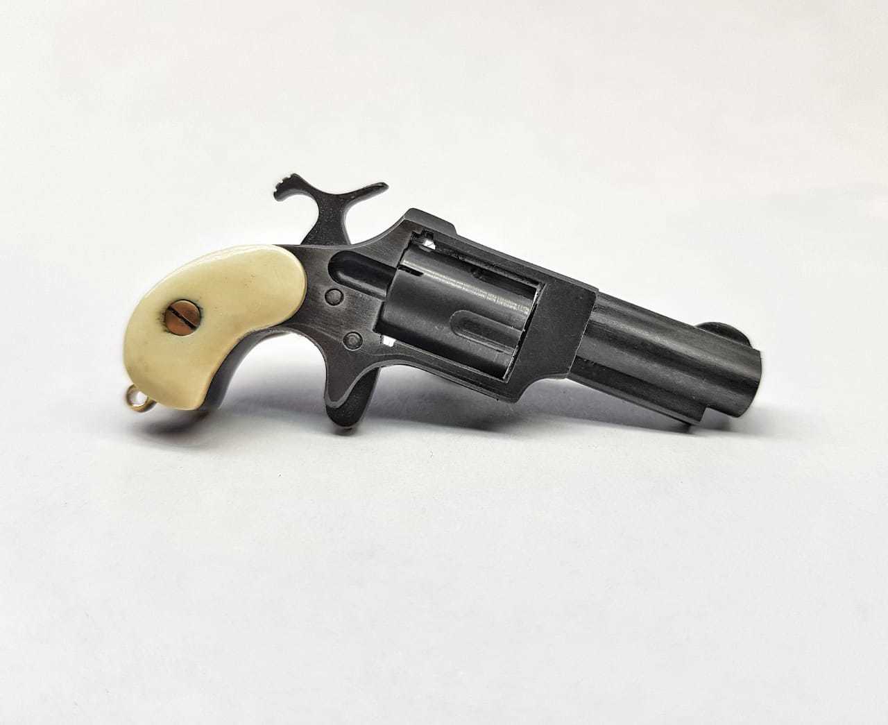 Miniature pinfire gun revolver NAA by RuGunModel