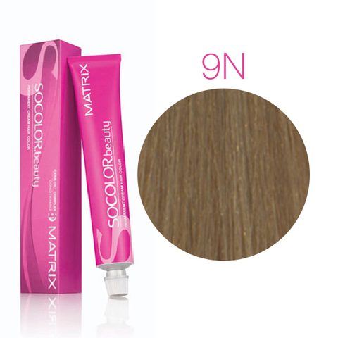 Купить Matrix Socolor Beauty 9N очень светлый блондин, стойкая крем ...