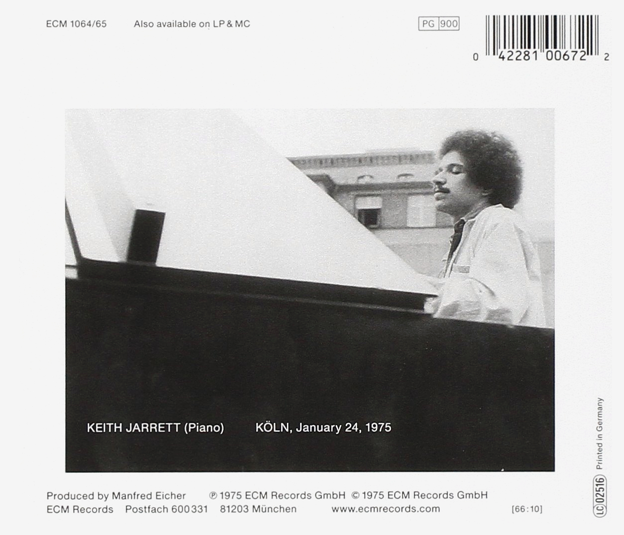 Keith Jarrett "The Koln Concert" купить на аудио компакт-диске ...