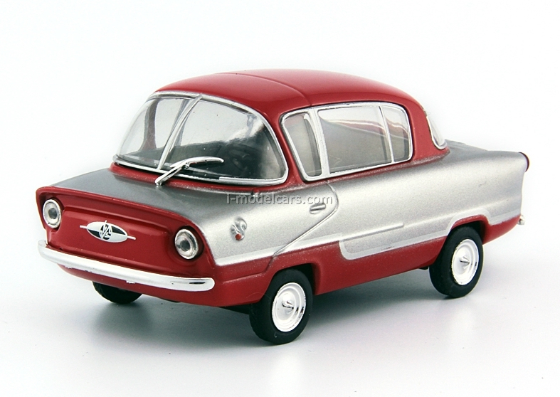 MODEL CARS 1:43 NAMI-050 Belka silver-red DeAgostini Auto Legends USSR #115