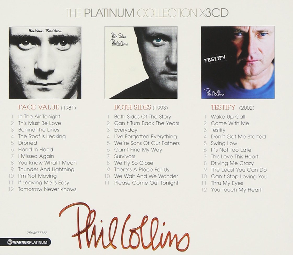 Phil Collins "The Platinum Collection" купить на аудио компакт-диске ...