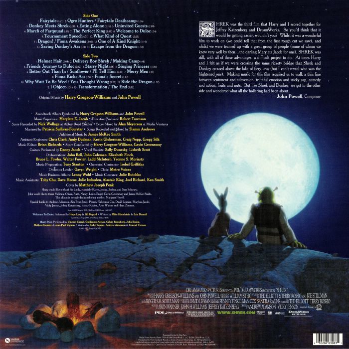 Shrek Soundtrack Album Cover